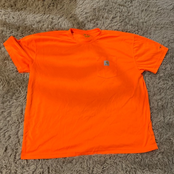 Carhartt | Shirts | Mens Neon Work Shirt | Poshmark